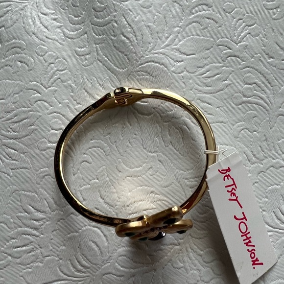 Betsey Johnson | Jewelry | Betsey Johnson Gold Multicolor Butterfly And ...